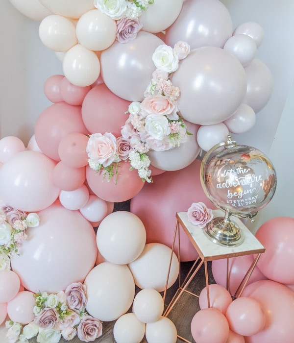 Balloon Colour Combo: Dusty Rose Dream – Make It Pop! Decor
